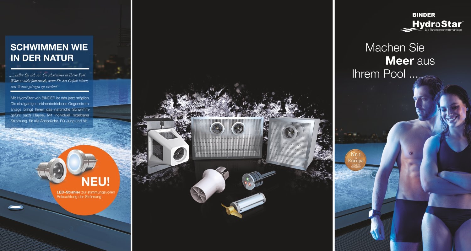 Die beste Gegenstromanlage ist eine Strömungsturbine